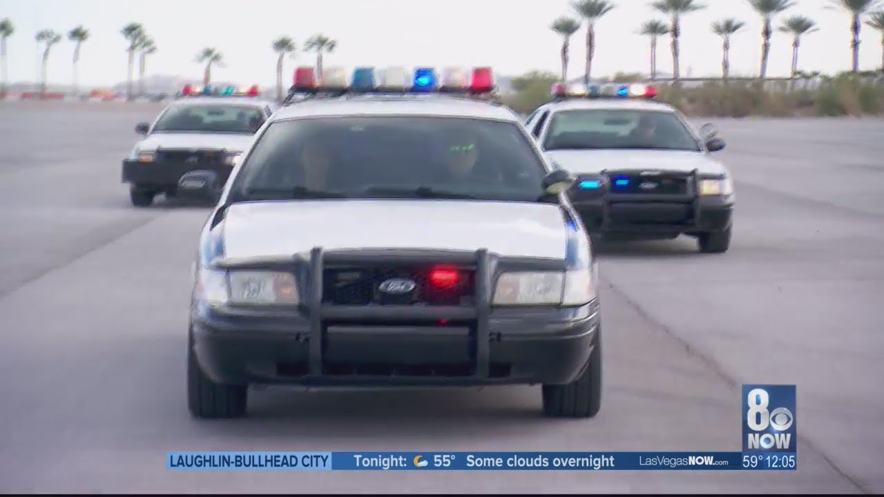 Las Vegas Motor Speedway introduces new 'police chase' attraction - YouTube