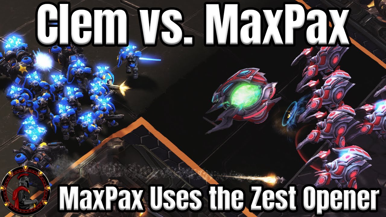 Clem vs MaxPax - SC2 bo5 TvP MaxPax uses Zest's Oracle Blink - YouTube