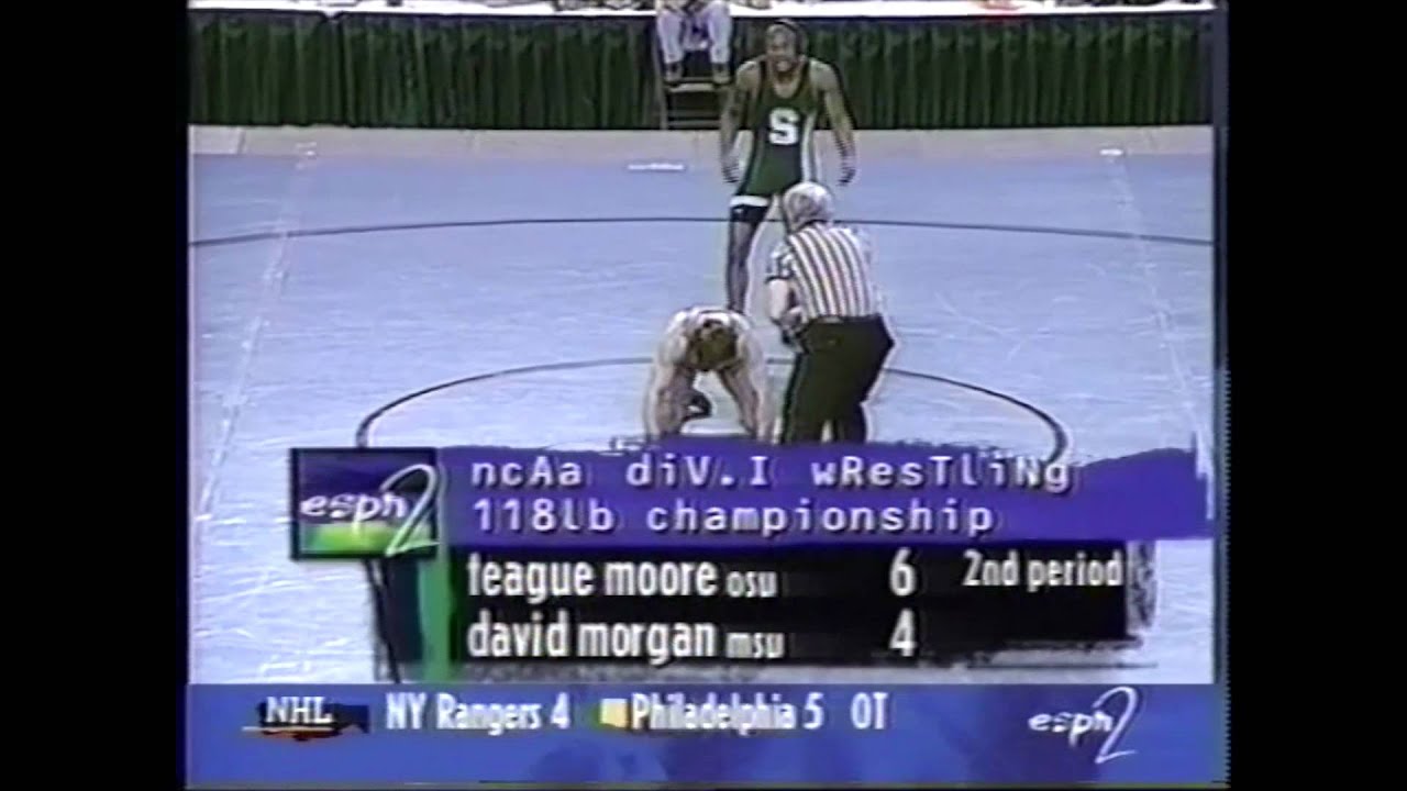 1998 118lb. NCAA Wrestling Championship Final: Teague Moore (OSU) vs ...