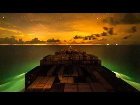 Container Ship Time Lapse - YouTube