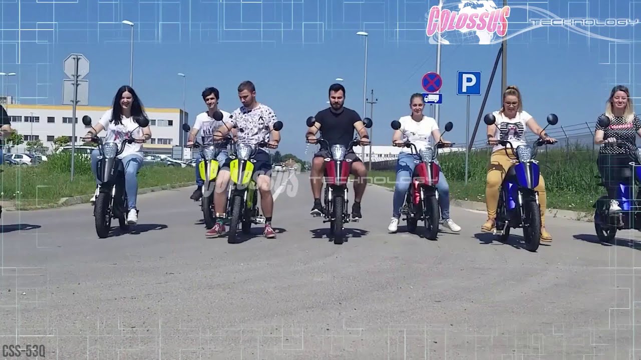 Električni bicikl CSS-53Q - Colossus Technology - YouTube