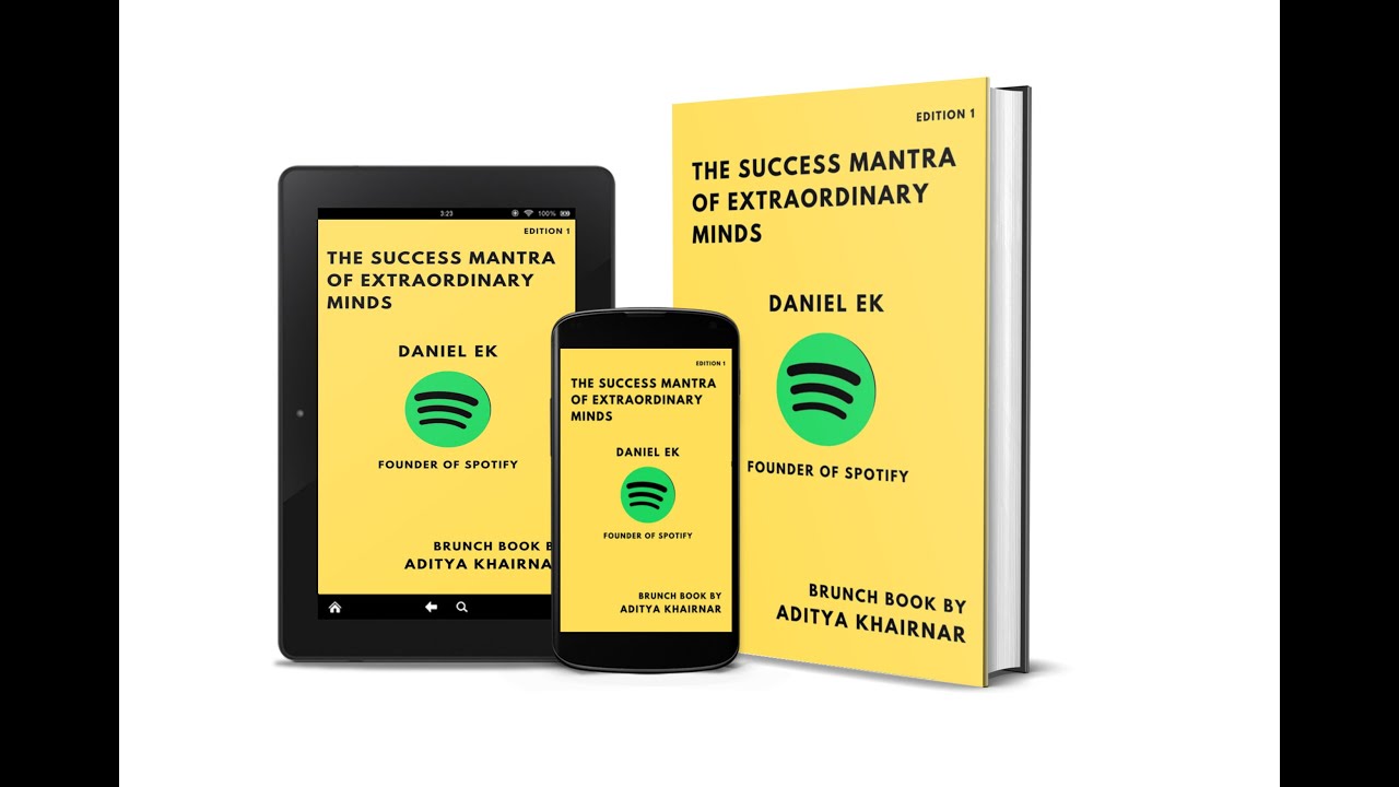 Pre-Launch of "Daniel Ek - The Success Mantra of Extraordinary Minds ...
