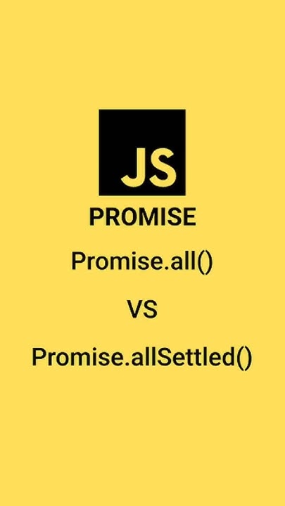 Promise.all vs Promise.allSettled: Mana yang Kamu Pilih? #javascript - YouTube