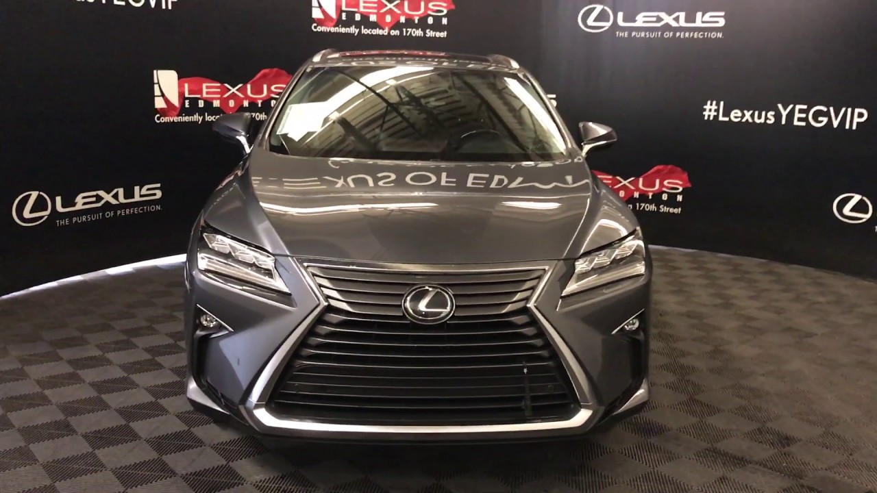 Grey 2017 Lexus RX 350 Luxury Package Review Edmonton Alberta - Lexus ...