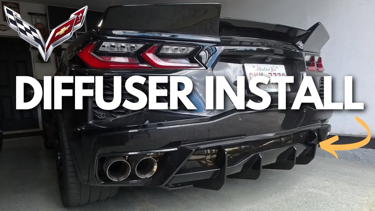 Transform Your C8 Corvette With This Easy Diffuser Installation! - YouTube