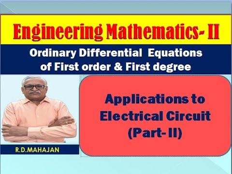 Engineering Mathematics II I Unit 2: Ordinary Differential Equations I ...