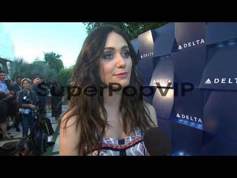 INTERVIEW - Emmy Rossum on upcoming projects at Delta Air...