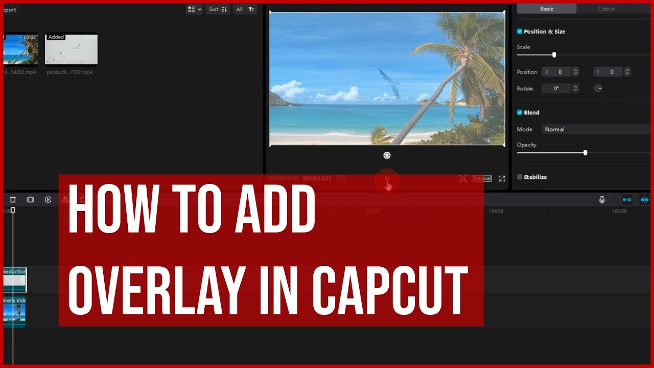How to Add Overlay in CapCut PC DESKTOP for YouTube | Tutorial for Beginners | LESSON 15 - YouTube