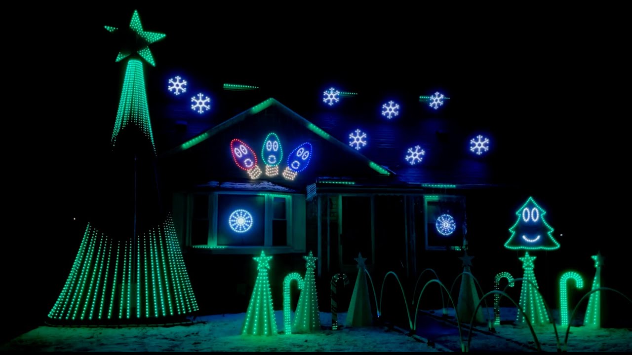 Blinding Lights - The Weekend 2020 Christmas Light Show - YouTube