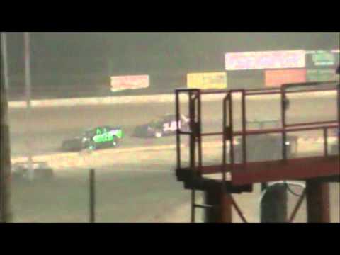 Brian Schutt and Matt Miller @ Midway Speedway July 28 2012. Josh ...