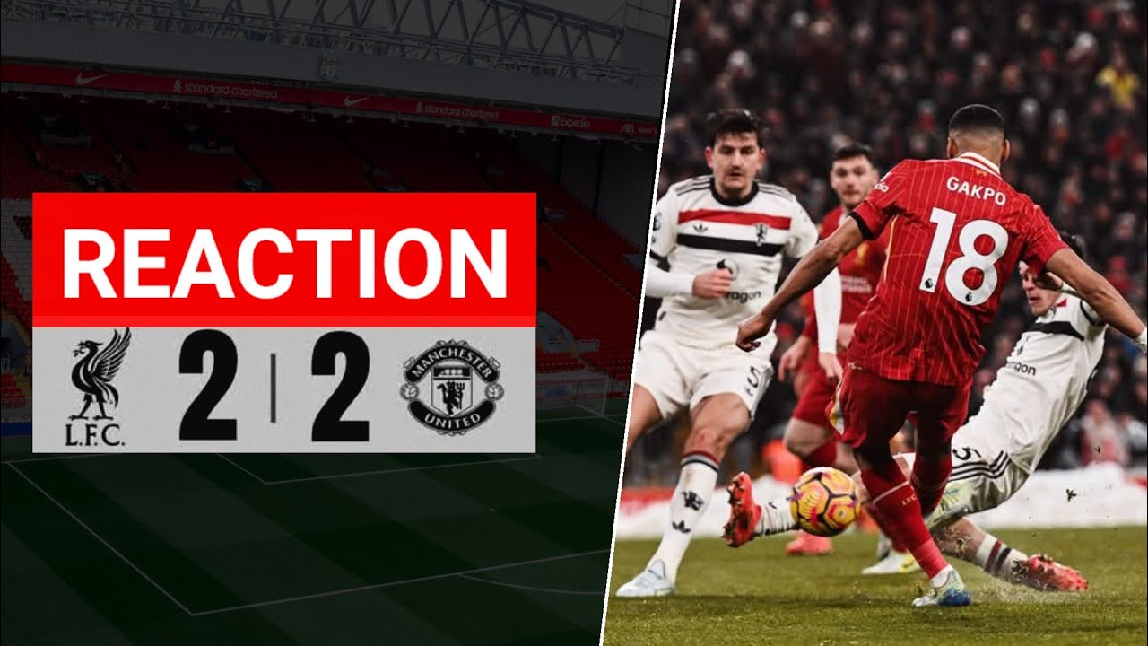 LIVERPOOL 2-2 MANCHESTER U | Steve Hunter's Crazy Reaction & Commentary ...