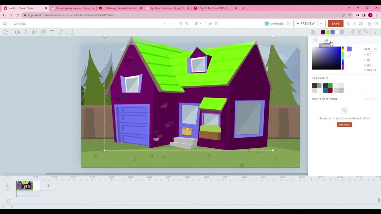 Vyond Tutorial | How to Create Barney house on Vyond tutorial by Sonia ...