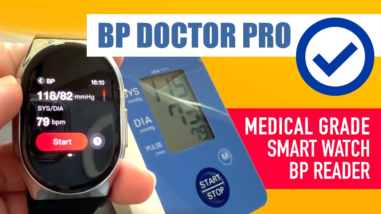 Best Blood Pressure Monitor Smart Watch | YHE BP Doctor Pro | Best ...
