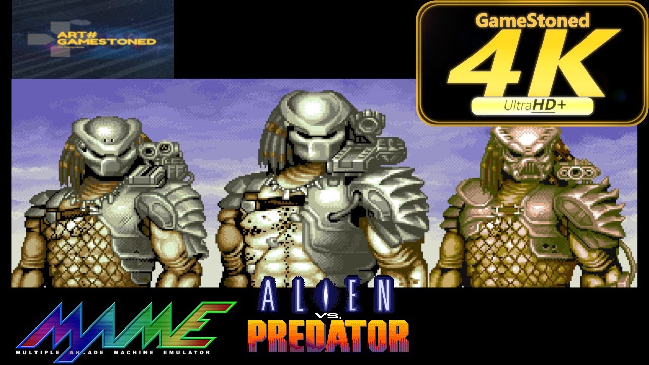 Alien vs. Predator ARCADE (1994 ) MAME32 | All Characters ↢EXTENDED ...