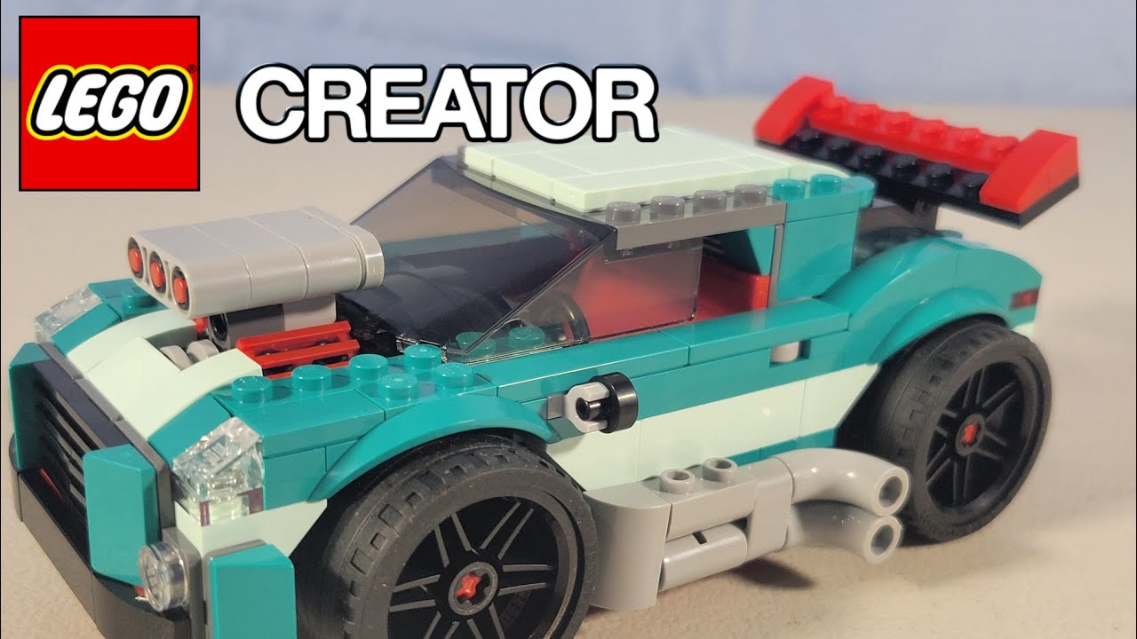 LEGO Creator 3 in 1 Street Racer unboxing, speed, build and review ...