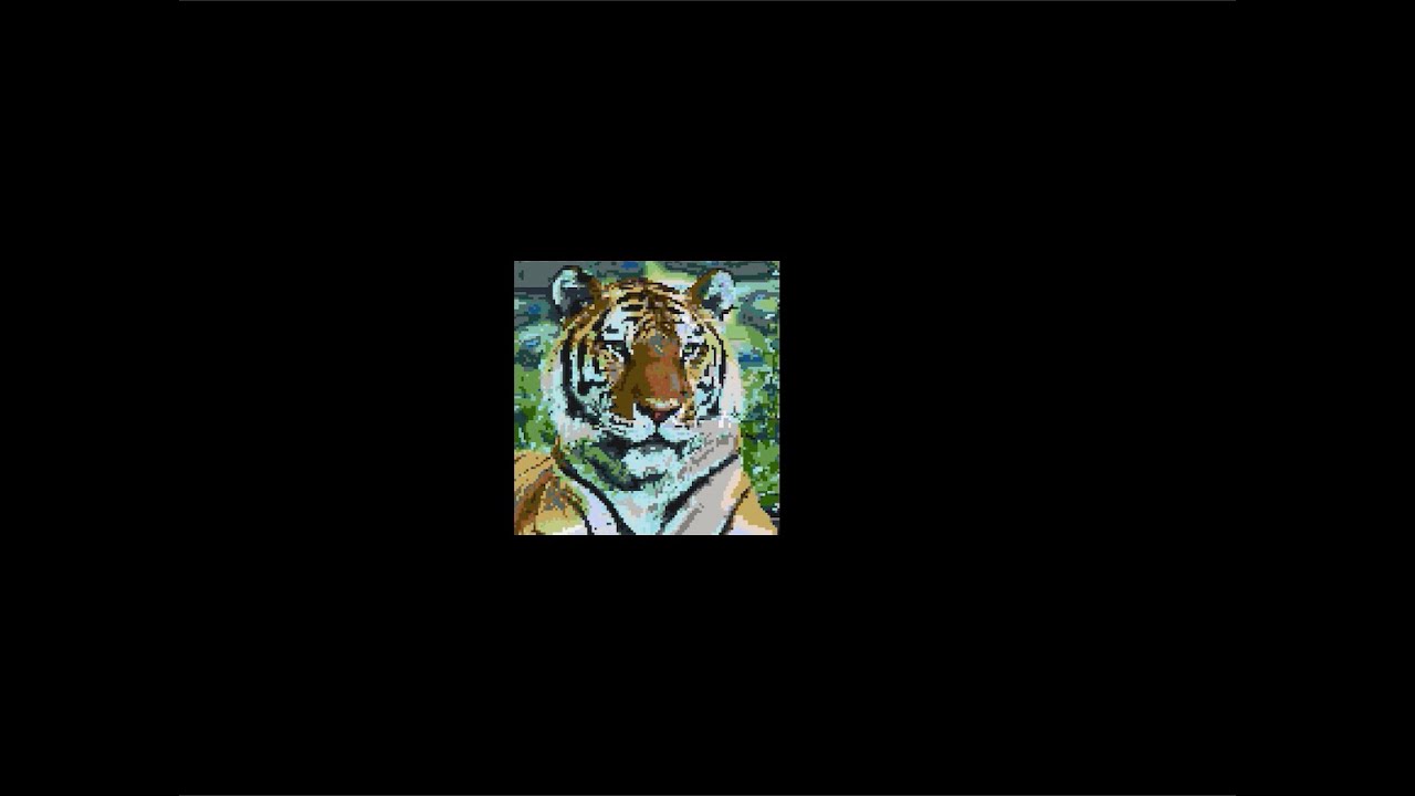 Realistic Tiger in Excel - YouTube