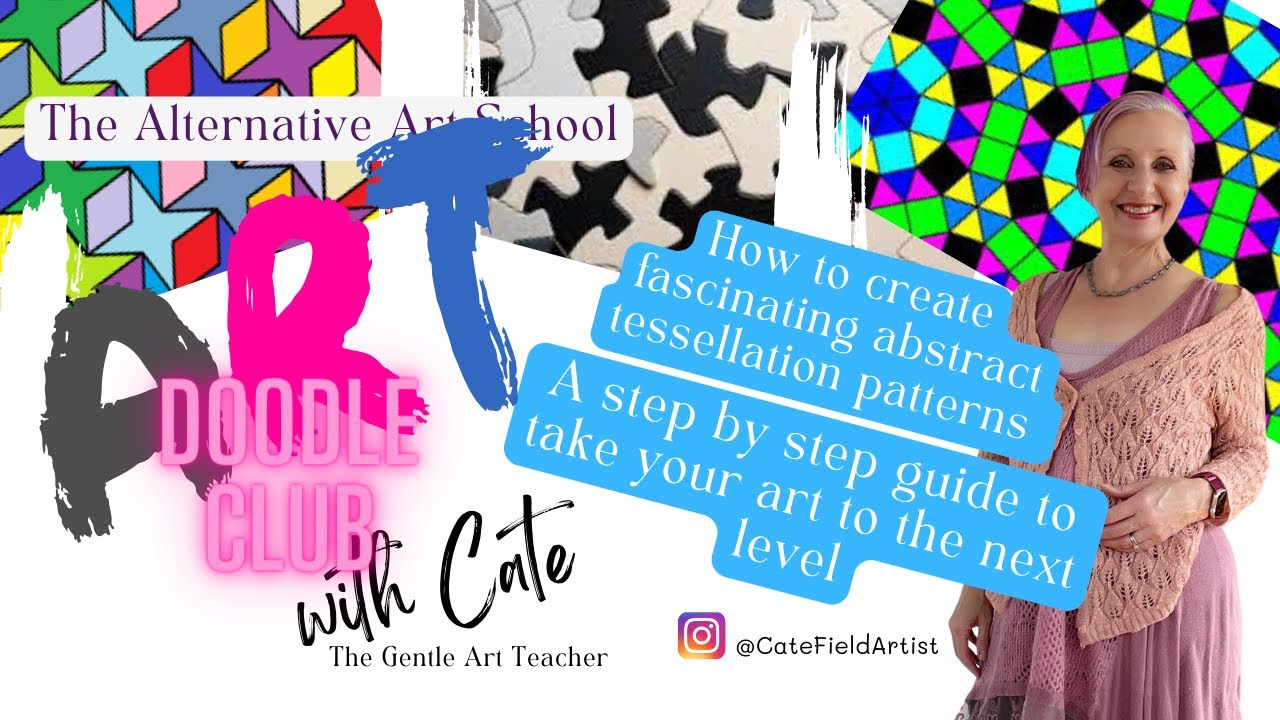 How to create fascinating abstract tessellation patterns. A step by ...