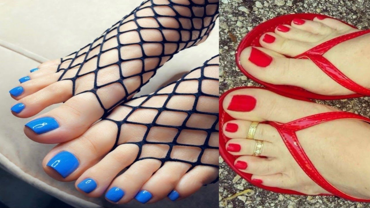 Attractive Feet Nail Polish beautiful colors Ideas & jewellery - YouTube