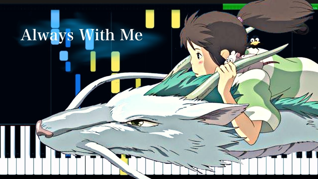 Always With Me (Piano Tutorial) Spirited Away OST - YouTube