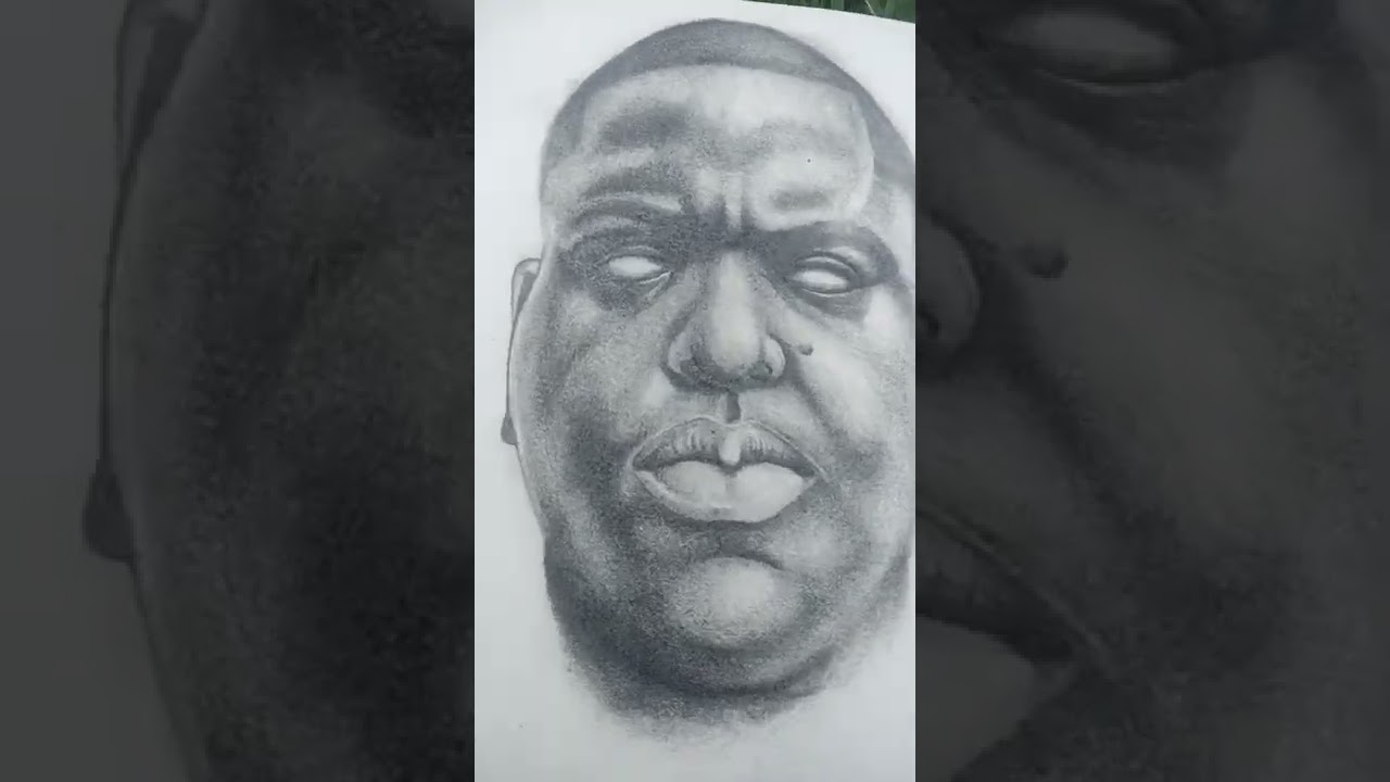 drawing of Notorious Big . #desenho #drawing #notoriousbig # ...