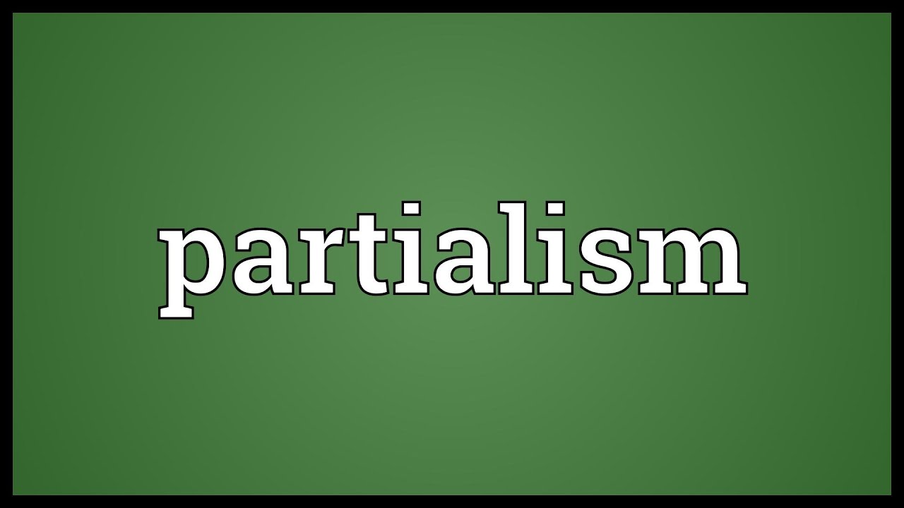 Partialism Meaning - YouTube