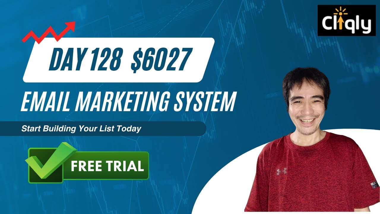 Cliqly Review Day 128 Cliqly Email Marketing Side Hustle - YouTube