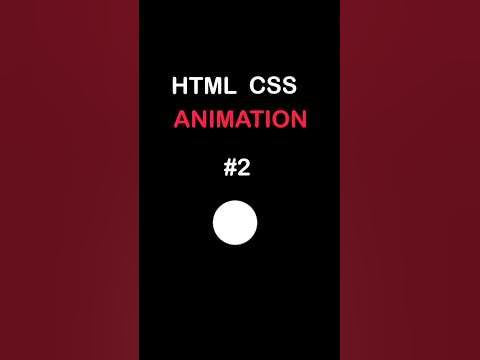 html css animation part2 - YouTube