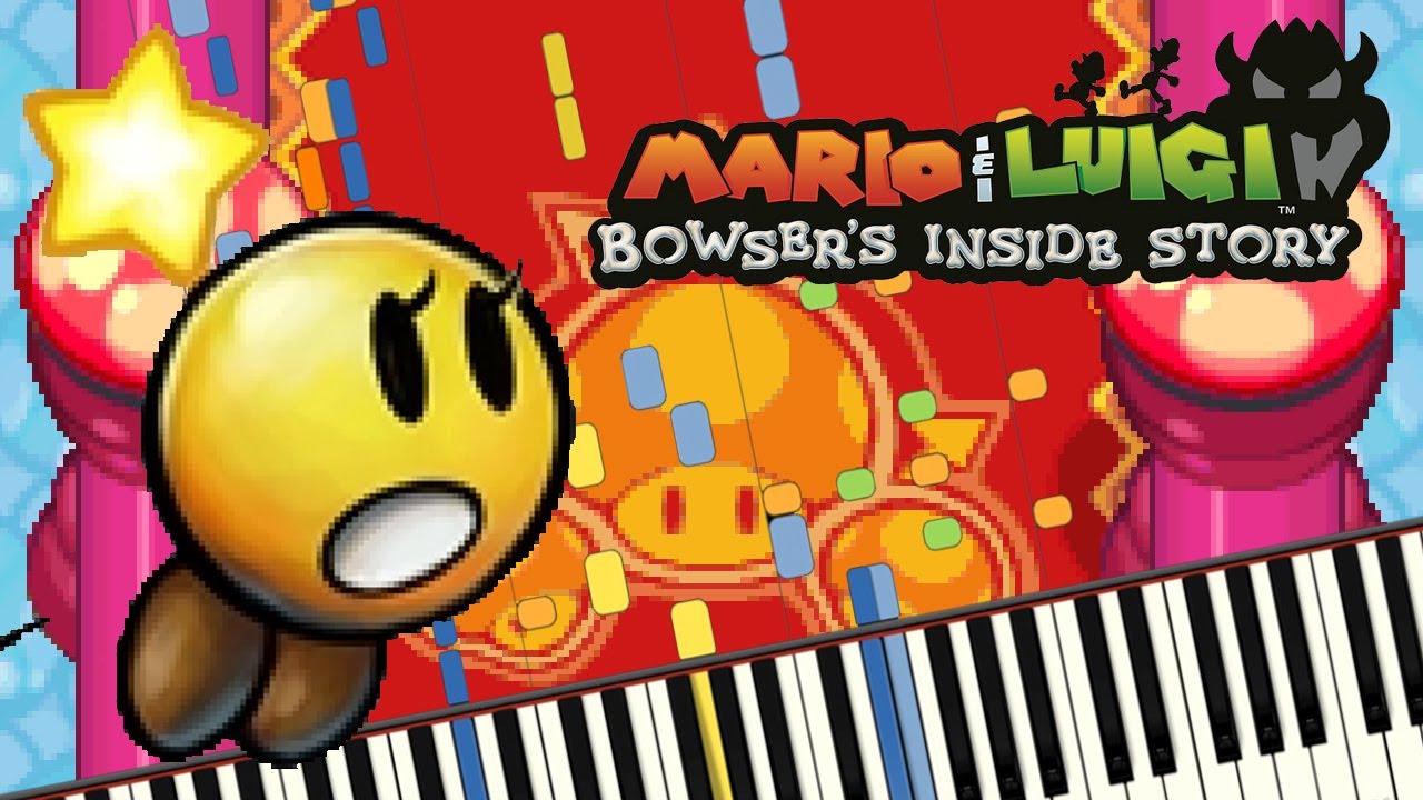 Tutorial Time - Mario & Luigi: Bowser's Inside Story (Synthesia) - YouTube