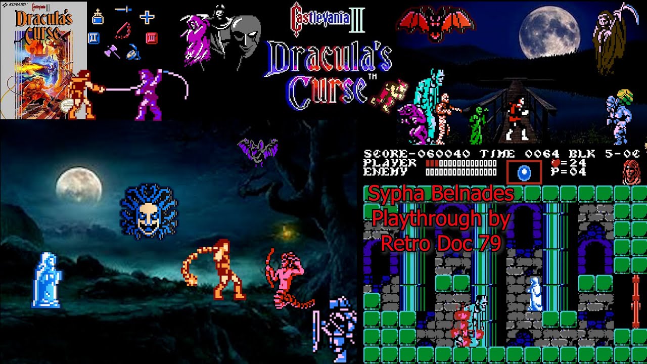 #Castlevania Castlevania III: Dracula's Curse Sypha Playthrough ...