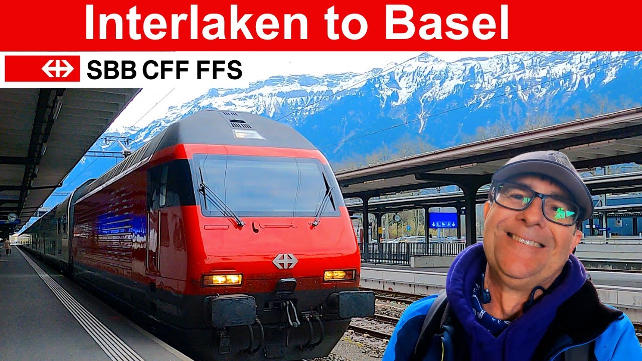 Interlaken to Basel - SBB InterCity from the lake to the city - YouTube