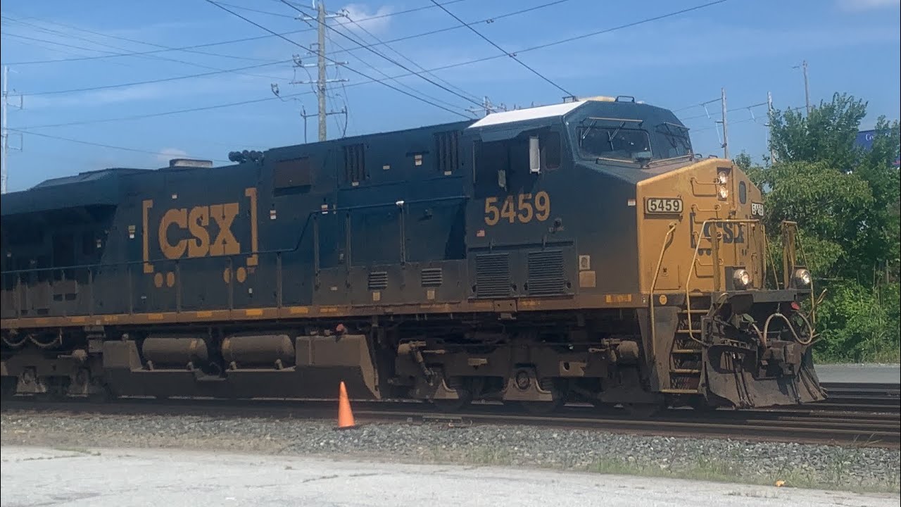 CSX I032-05 with 5459 Leading - YouTube