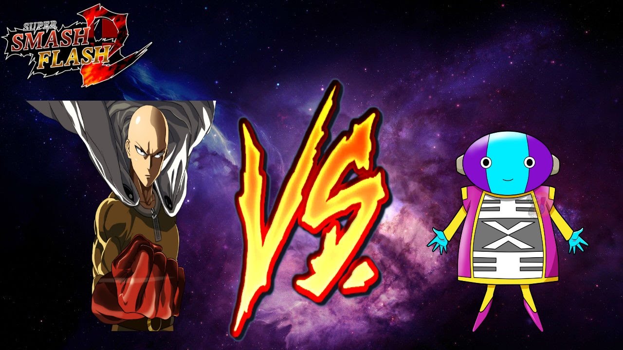 SSF2 mod showcase saitama Vs zeno sama - YouTube