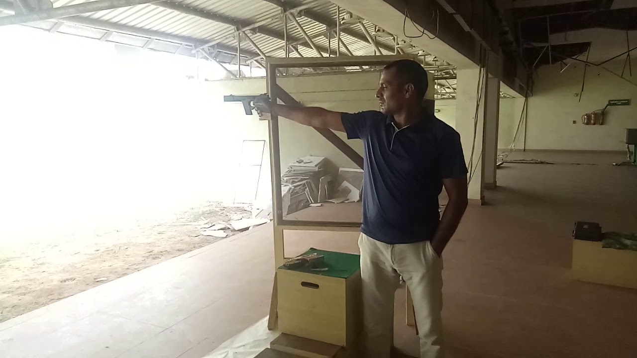 Pistol shooting practice - YouTube