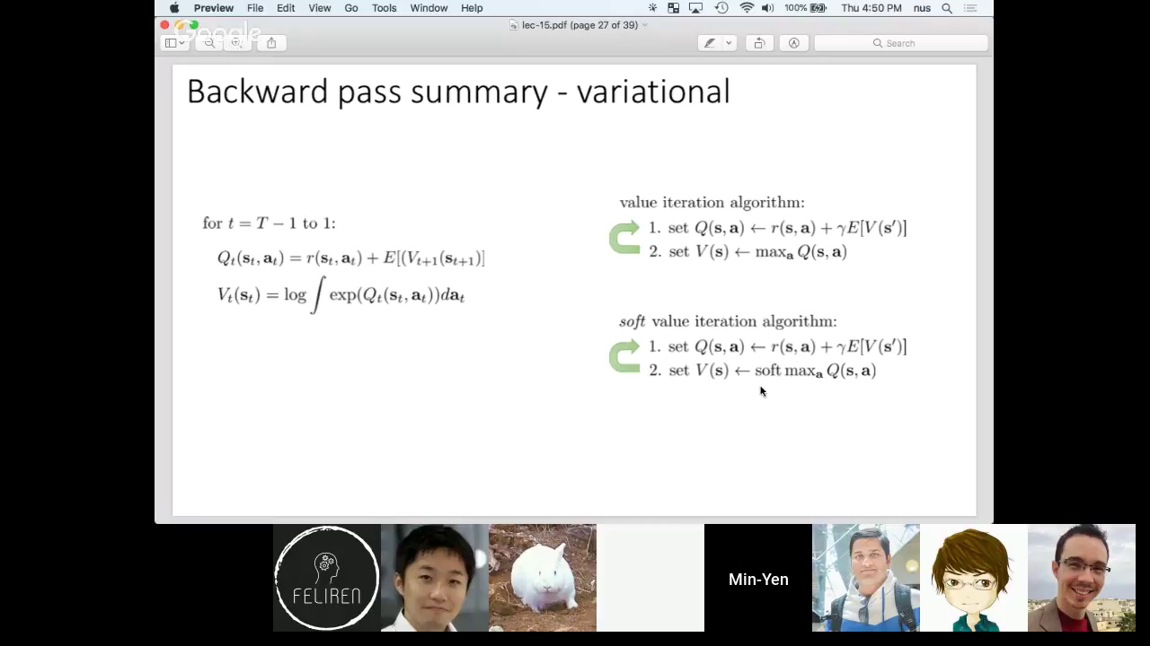 [CS6101-1820] Deep Reinforcement Learning - Week 9 - Variational Inference & Control - YouTube