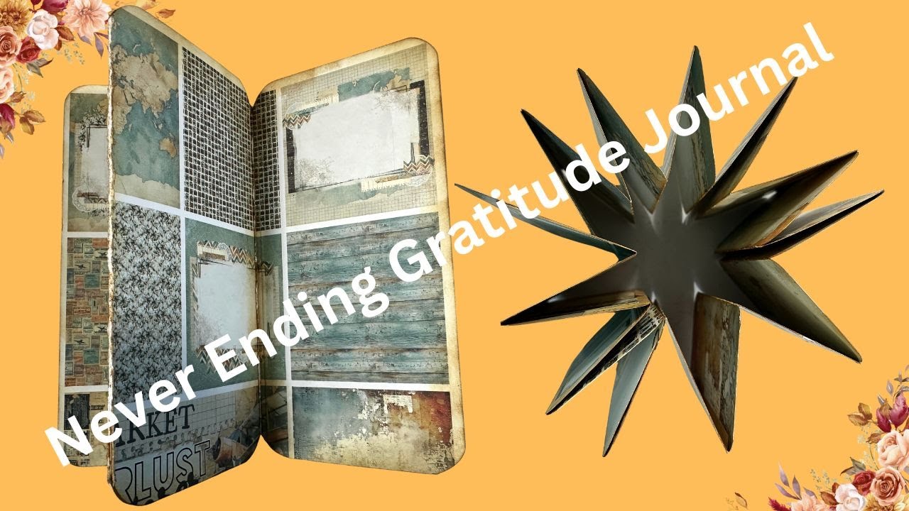 NEVER ENDING GRATITUDE JOURNAL / ACCORDIAN JOURNAL - YouTube