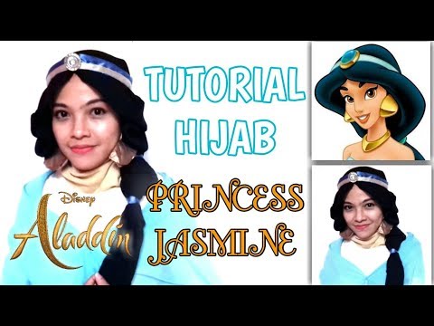 TUTORIAL HIJAB PRINCESS JASMINE | TUTORIAL HIJAB PRINCESS DISNEY