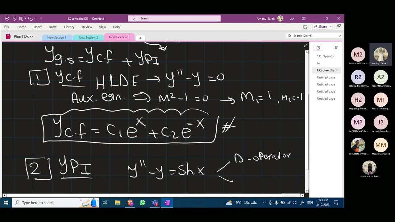 Sp-2023 -D operator -part 2 - YouTube