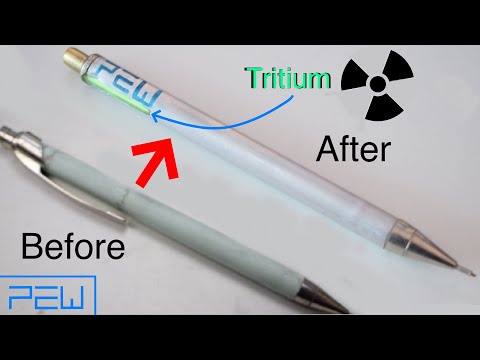 DIY Nuclear Pencil from Tritium and Aluminum | Projects Electrifying Weekends