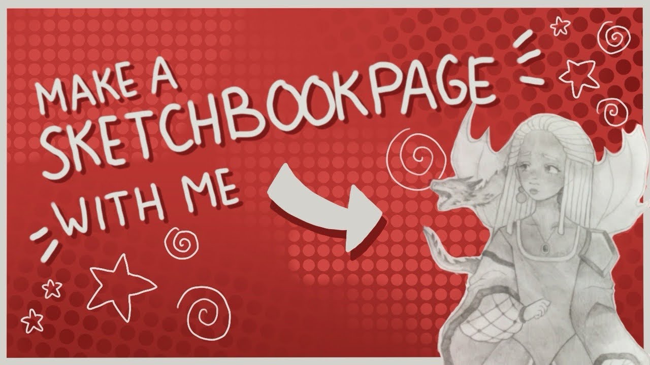 Make a Sketchbookpage with me! ️⭐️#art #drawing #sketchbook - YouTube