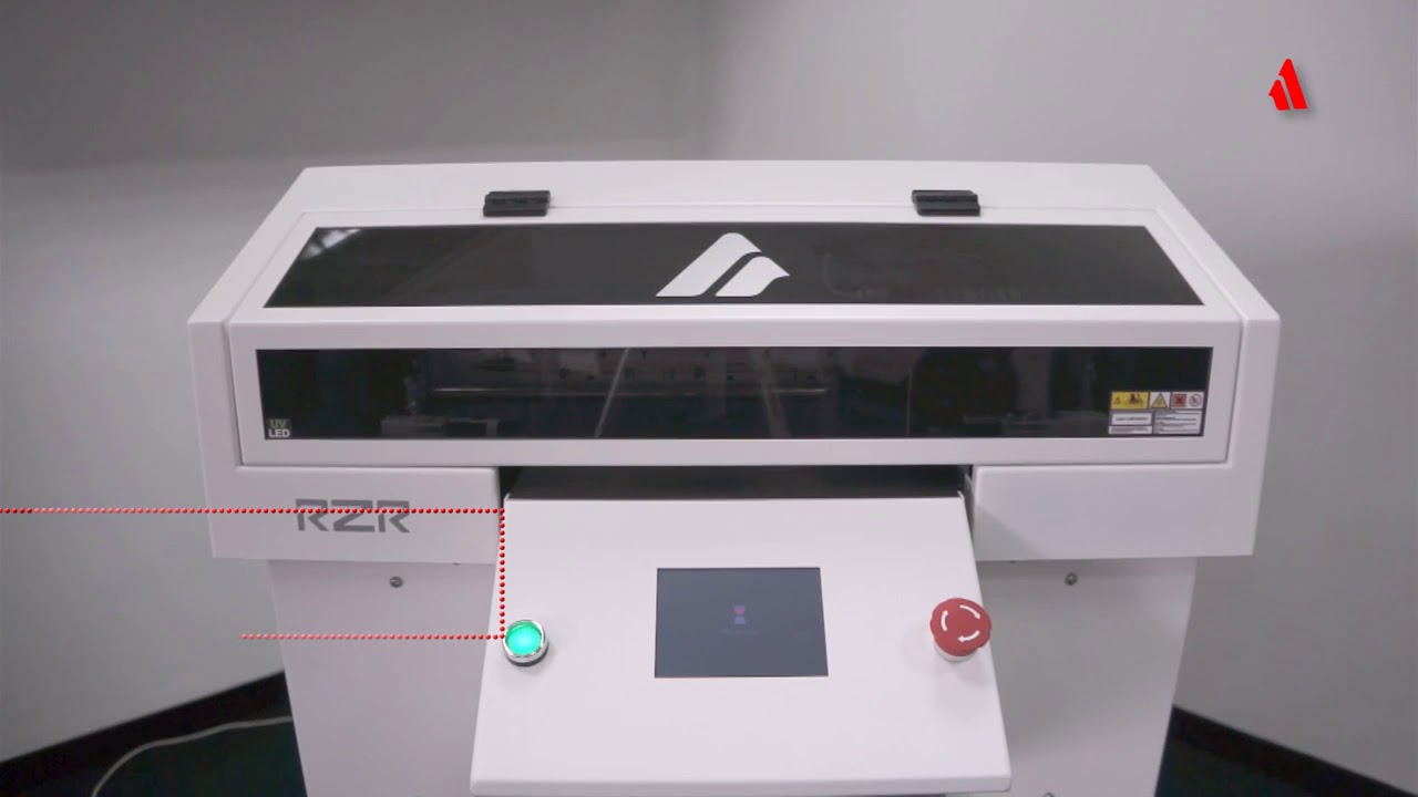 Azon Razor Hale: UV Direct To Substrate - YouTube