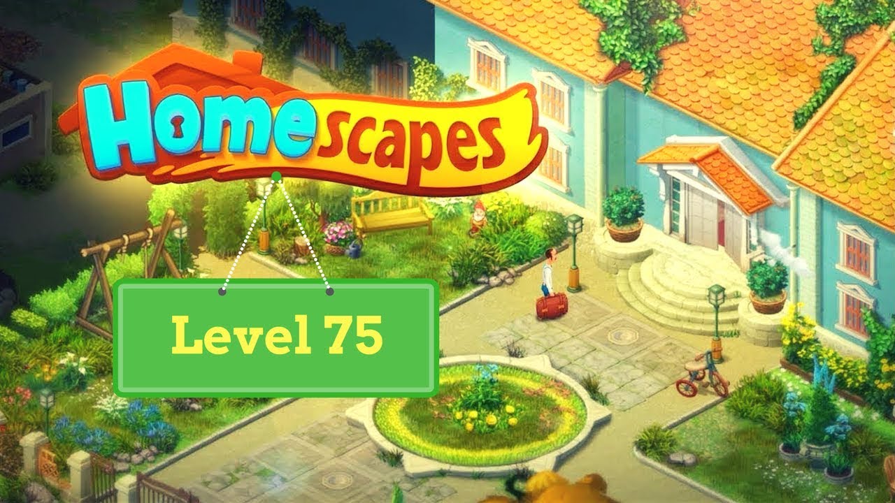 Homescapes Level 75 - How to complete Level 75 on Homescapes - YouTube