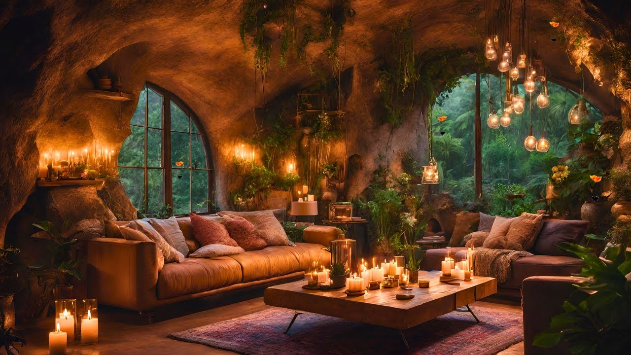 Relax In A Cozy Summer Cave | Fall Asleep Fast | Magical Ambience ...