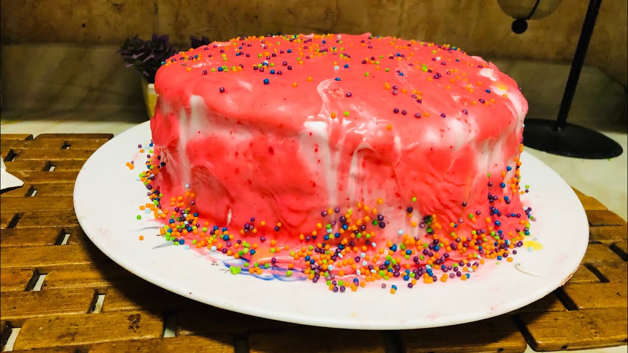 طريقه تزين تورته عيد الميلاد للمبتدئين 🎂 ️تزين بدون اقماع مطبخسمر Youtube