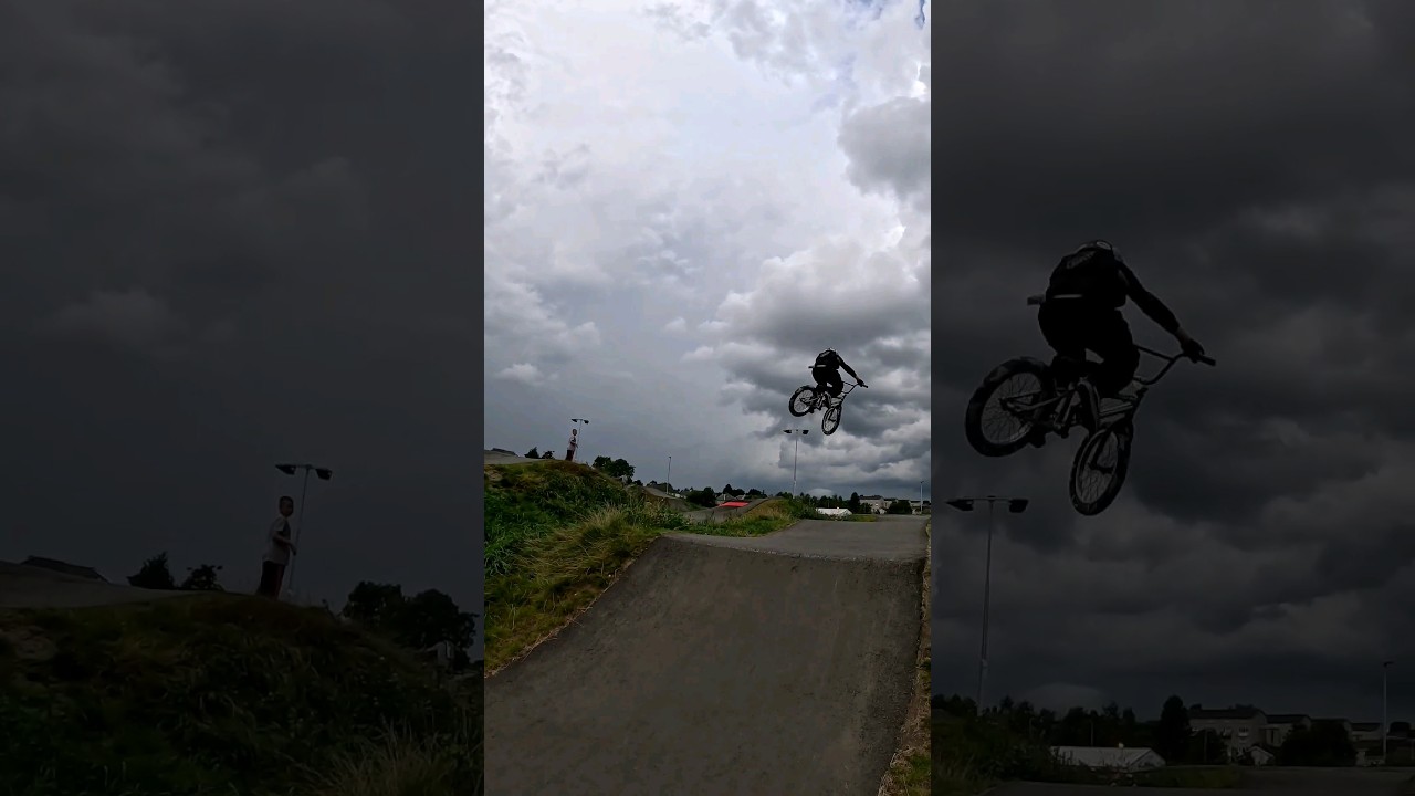 jump line at Bellshill pump track #blairandersonbmx #bicycle #bike # ...