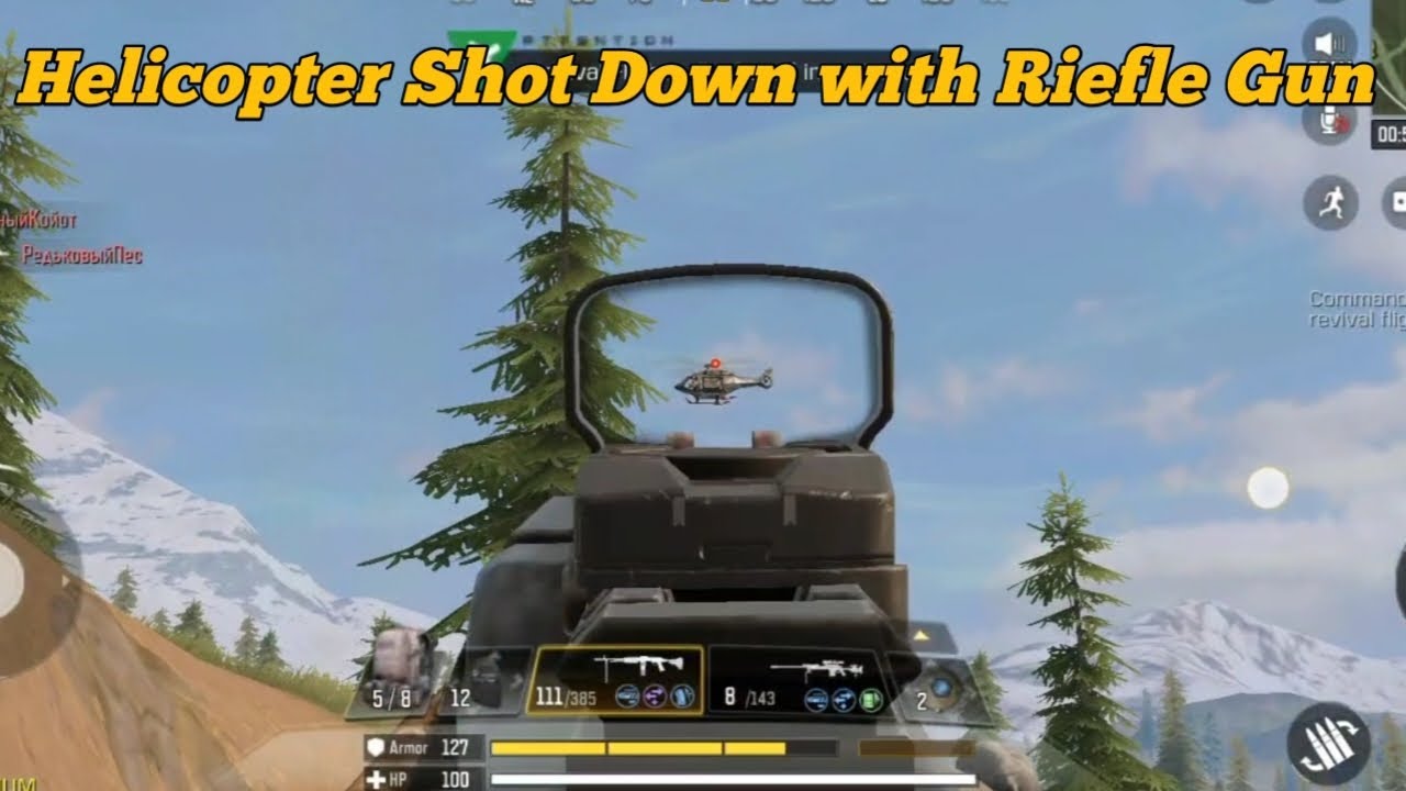 Shot Down Helicopter With a Riefle Gun | Call of Duty Mobile 🎯#codm # ...