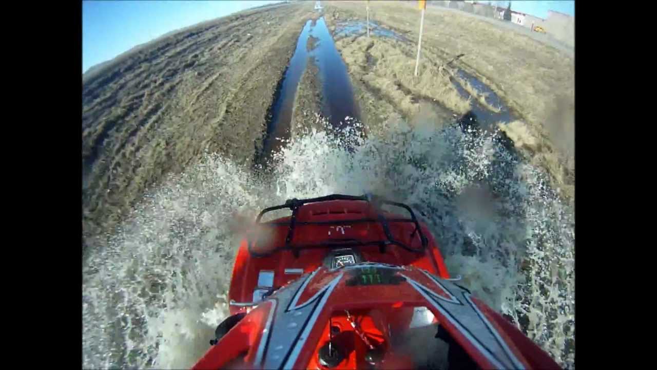 Quadding in the spring - YouTube