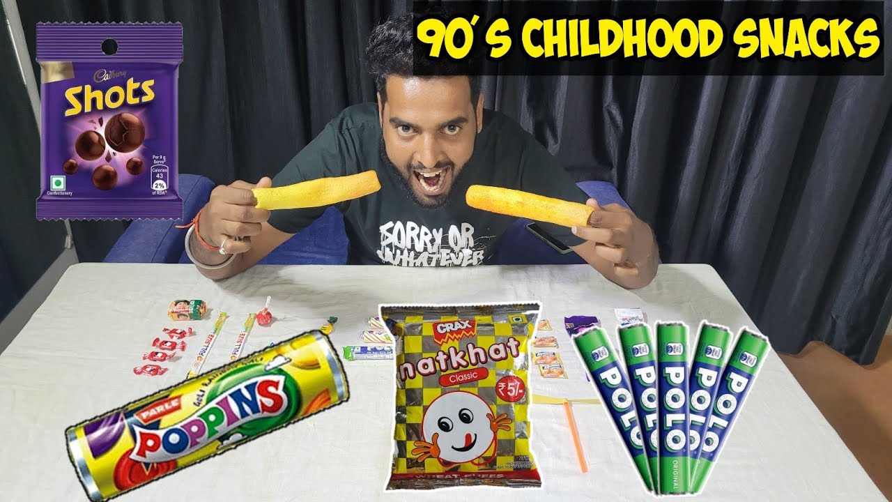Trying 90's Snacks Items | 90s Food Items | Childhood Memories of 90's ...