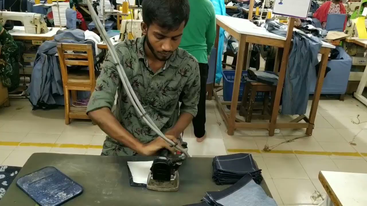 Process improvement implementation Pocket top stitch mark & pocket ...