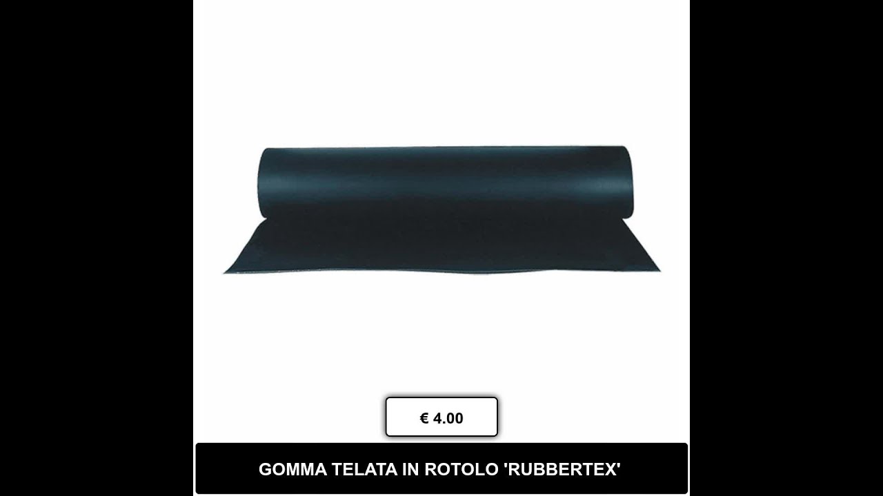 GOMMA TELATA IN ROTOLO 'RUBBERTEX' - YouTube