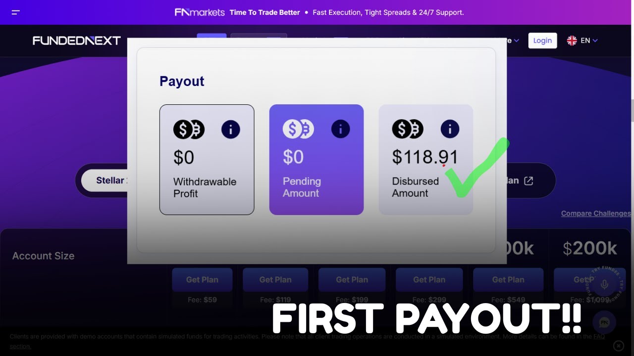 Funded Next Review | My First Payout of 116$ on 5k Account. - YouTube